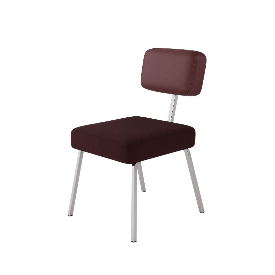 The Ida Dining Chair – Stainless Steel Frame & Custom Upholstery | Klekktic