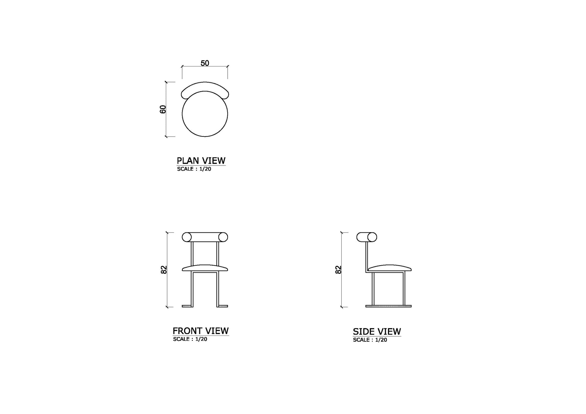 Sleek & Minimal Round Dining Chair- Get Yours Today! – Klekktic