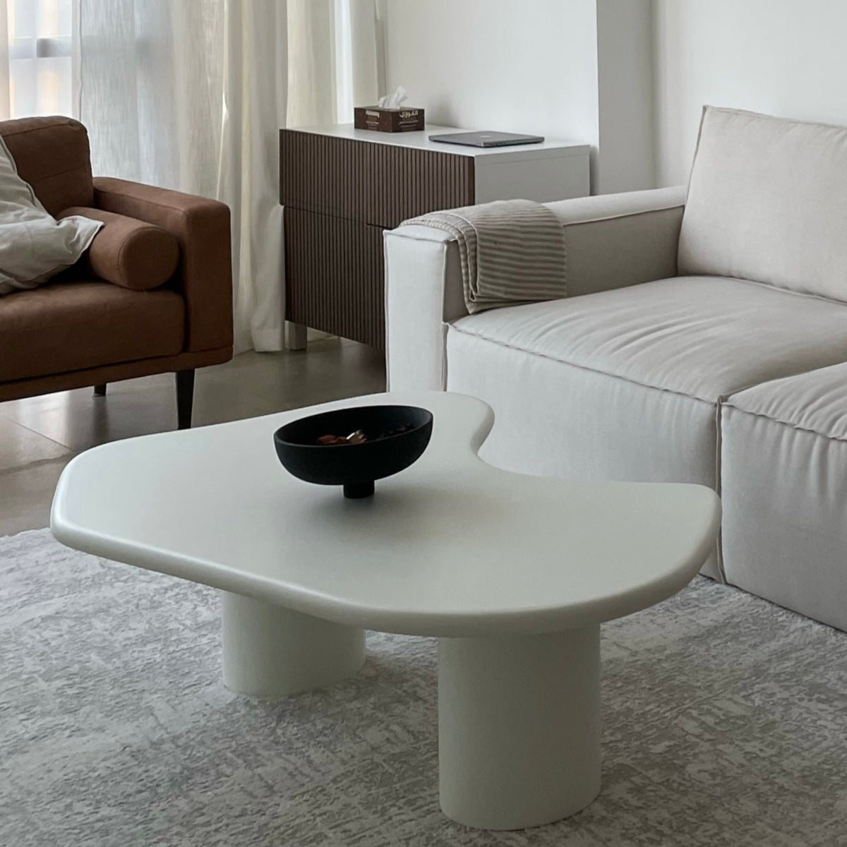 The Eliza Coffee Table in Microplaster