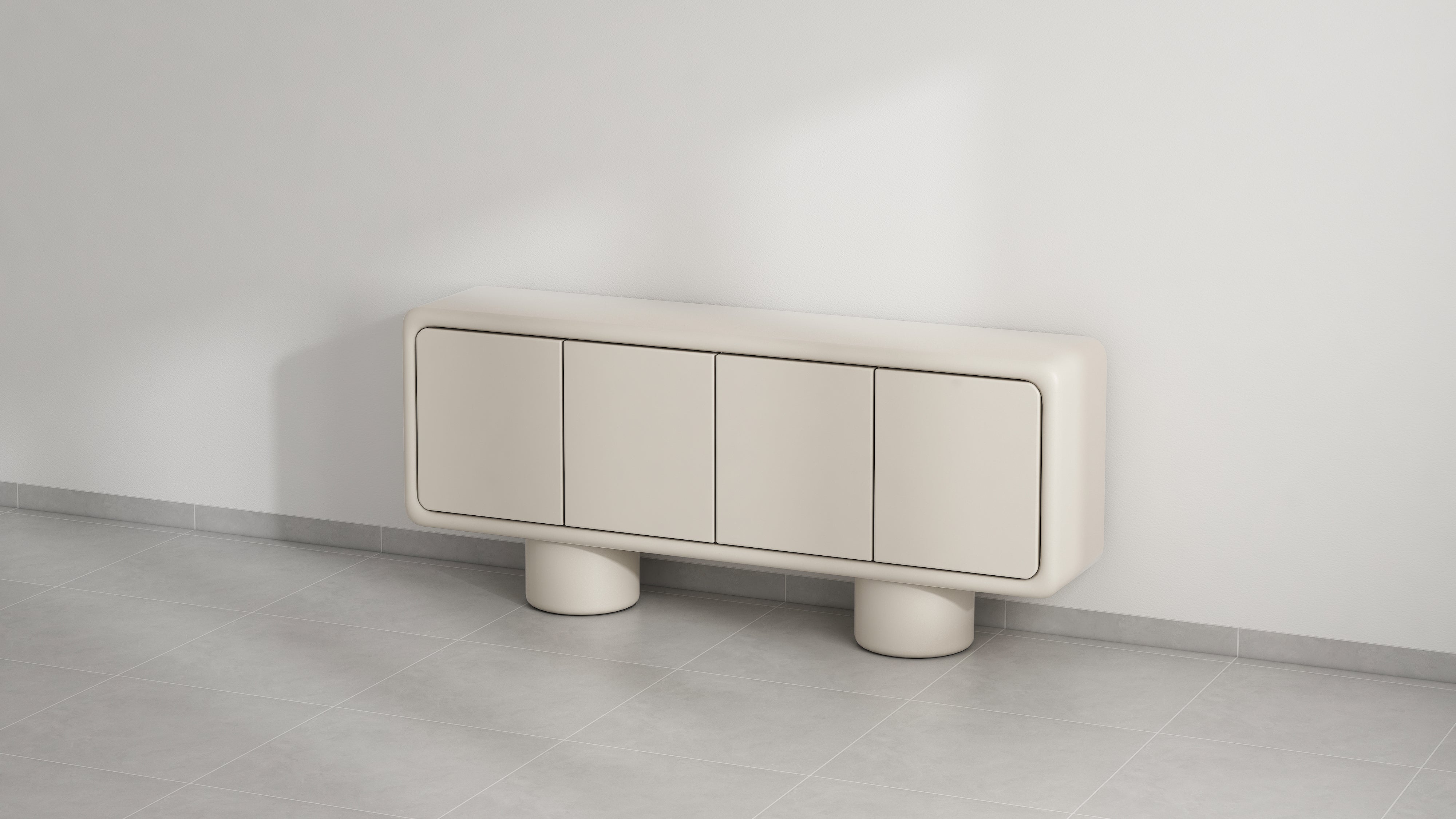 The Barb Sideboard in Microplaster – Klekktic
