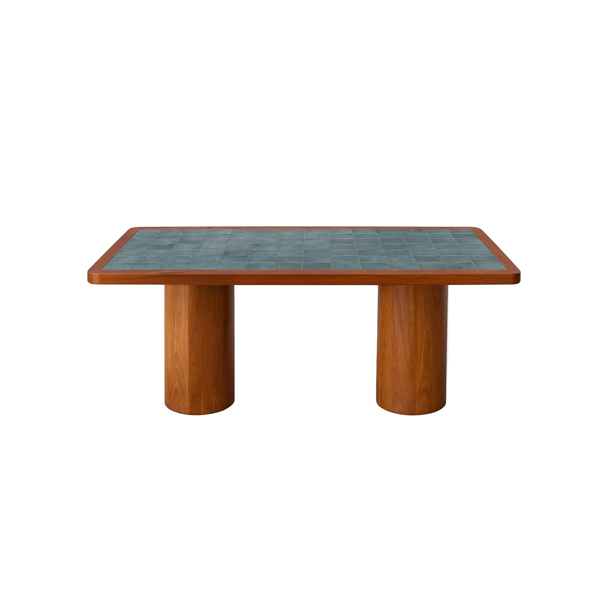 Tile & Wood Dining Table – Modern Mixed-Material Elegance | Klekktic